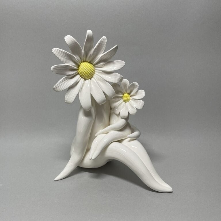 Ceramic Flowers - Flower Sculptures from Artist Carolyn Clayton