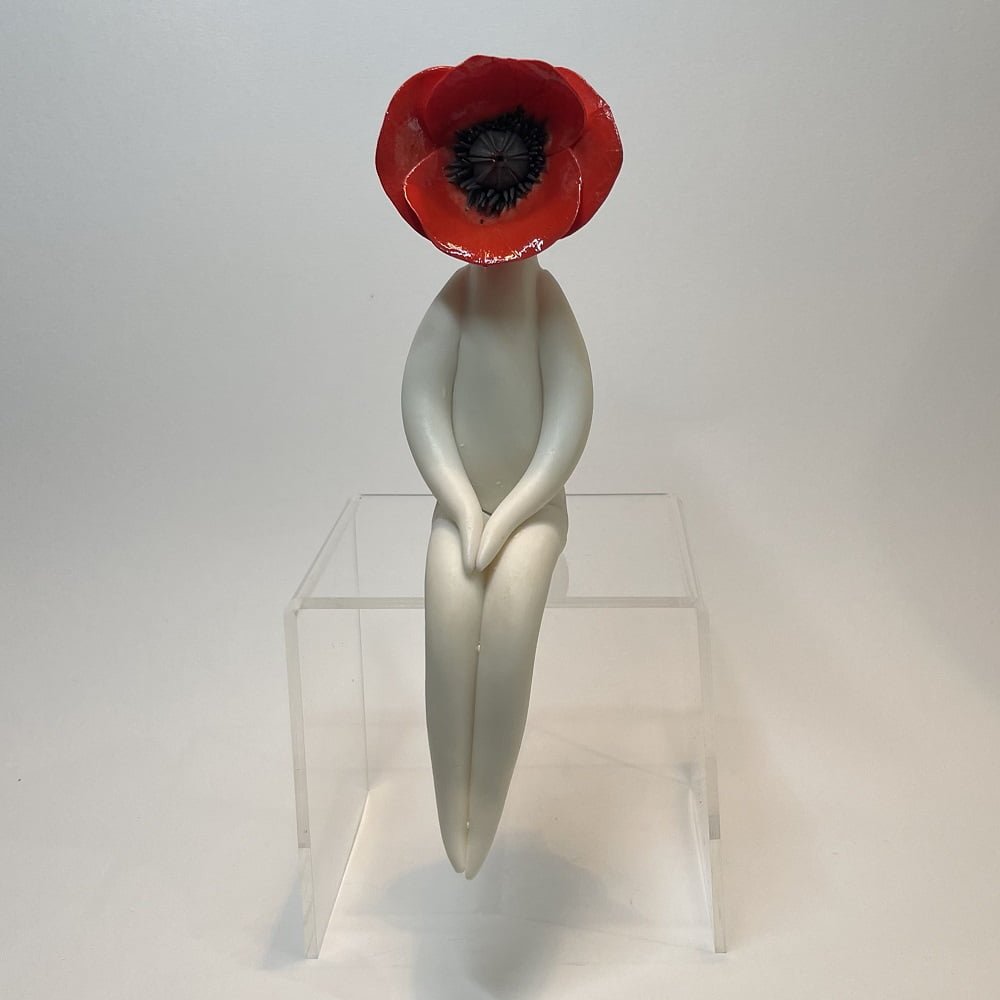 Flower Sculptures - Ceramic Sculptures from Artist Carolyn Clayton