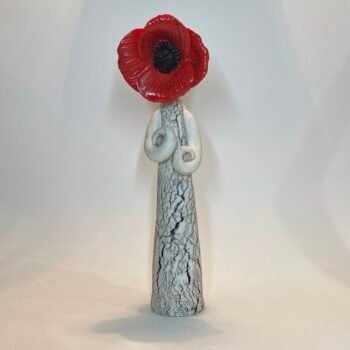 Flower Sculptures - Ceramic Sculptures from Artist Carolyn Clayton